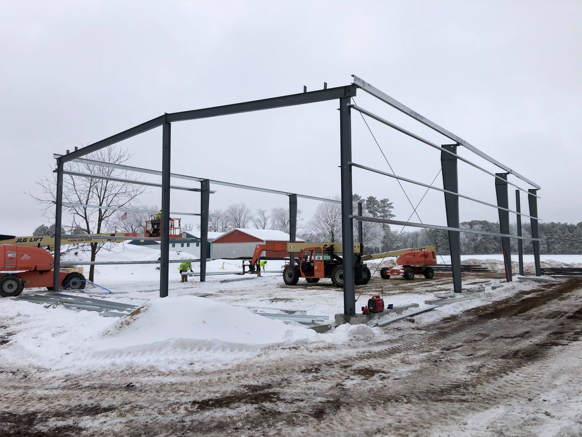 Phase II Building Frame - Kelch Aviation Museum