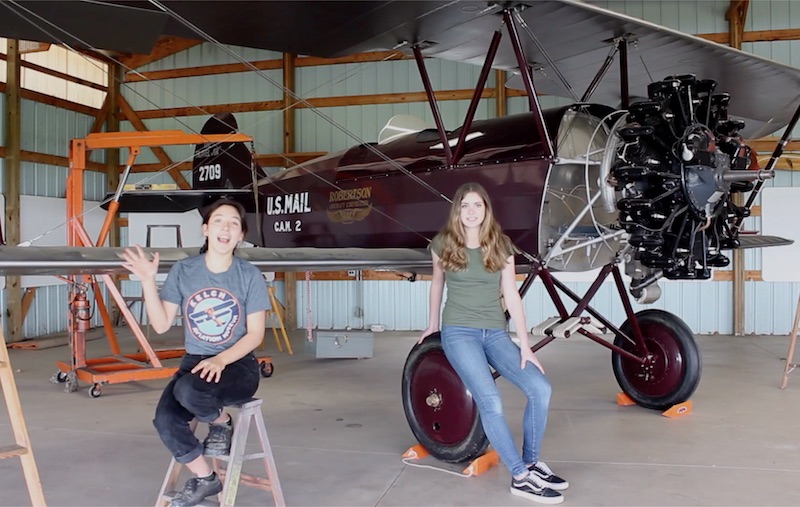 Wing Rigging on Travel Air 4000 - Kelch Aviation Museum