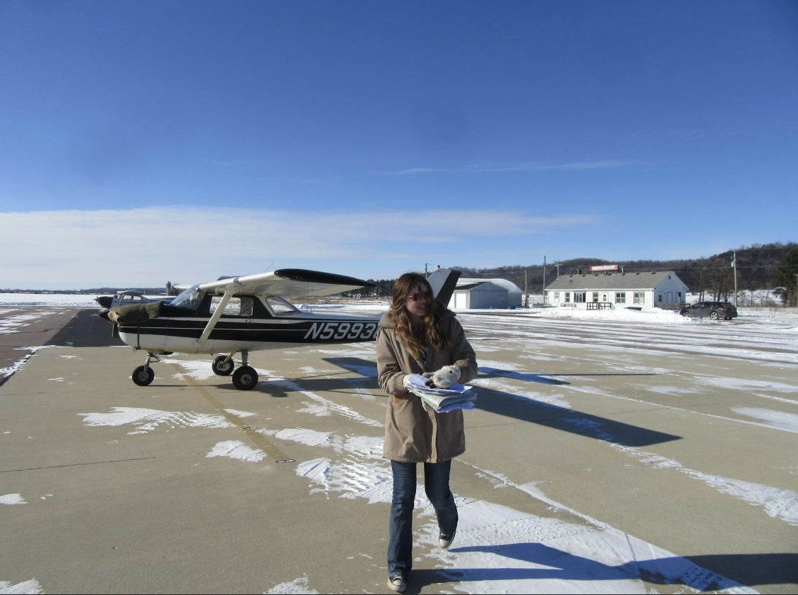 Hannah Earns Her Pilot's License - Kelch Aviation Museum