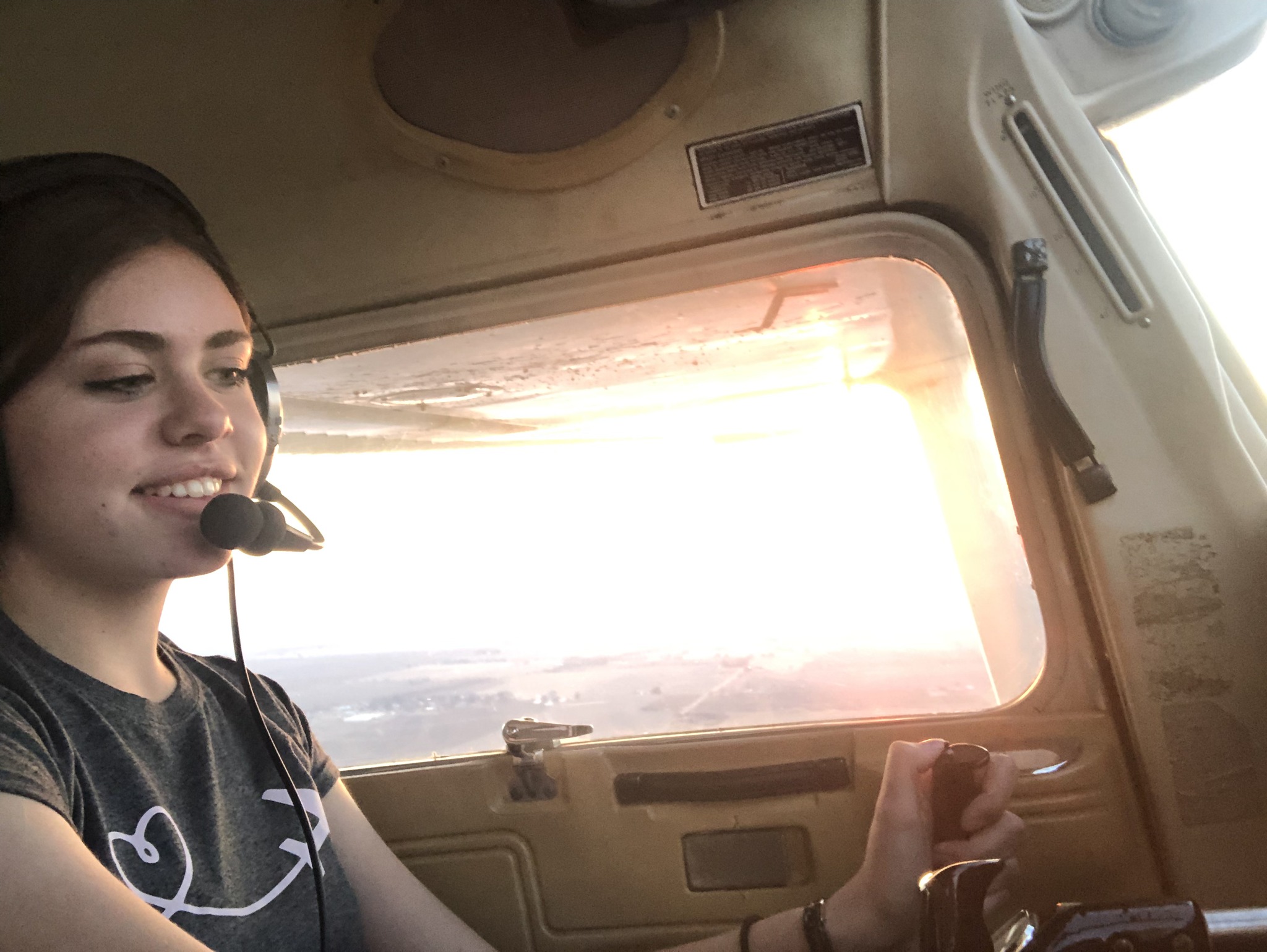 Hannah Earns Her Pilot's License - Kelch Aviation Museum